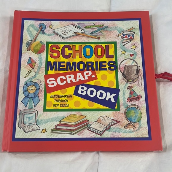 nichols publishing | Other | School Memories Scrapbook Kindergarten ...